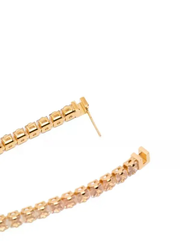 Elisabetta Franchi Crystal-embellished Drop Earrings