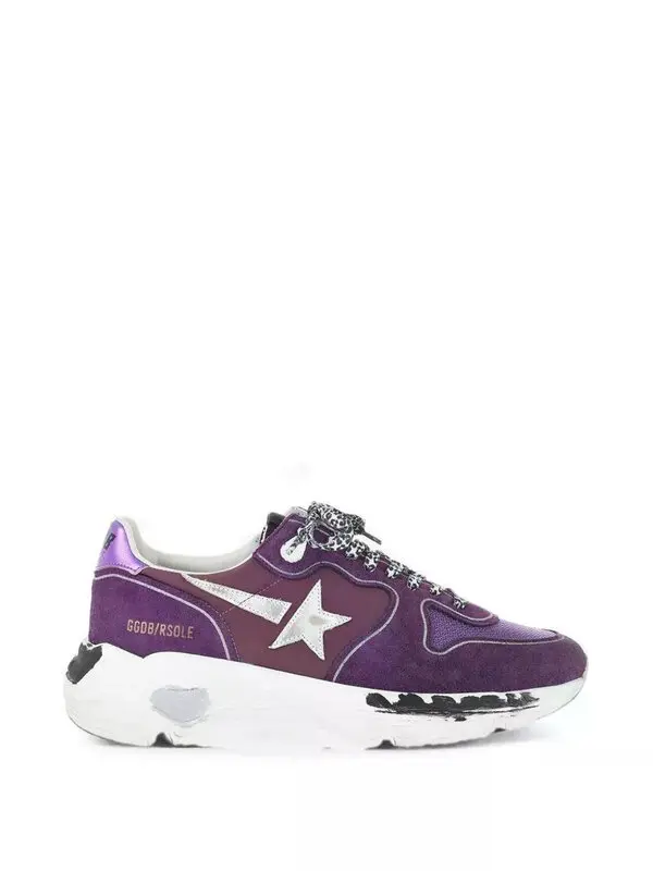 GOLDEN GOOSE Running Star-patch Sneakers - Purple