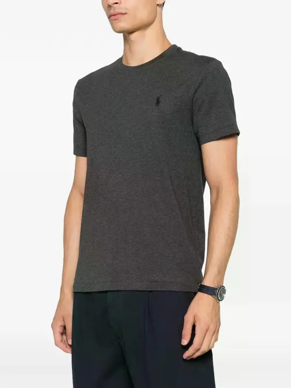 Polo Ralph Lauren Logo-embroidered T-shirt - Grey