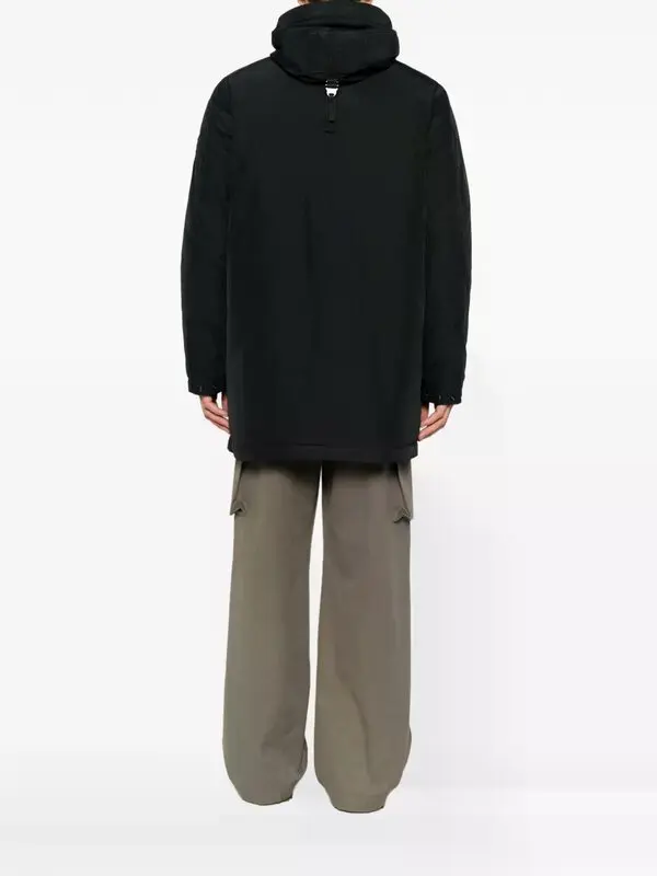 Stone Island Logo-patch Hooded Parka