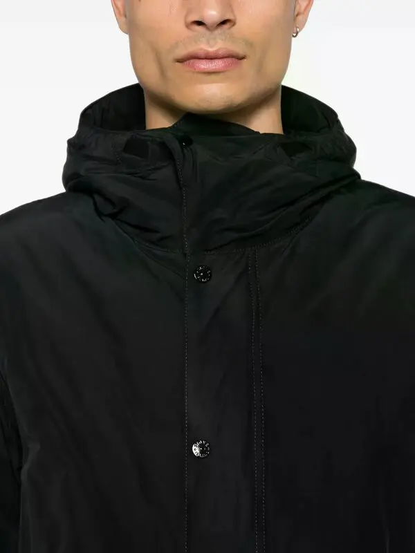 Stone Island Logo-patch Hooded Parka