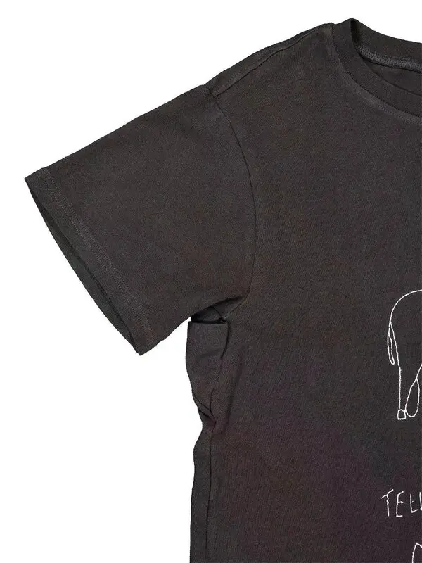 BAZISZT Donkey-embroidered T-shirt