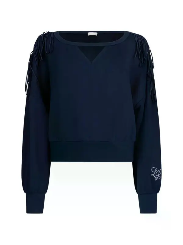 Liu Jo Sweatshirt With Cut-outs - Blue