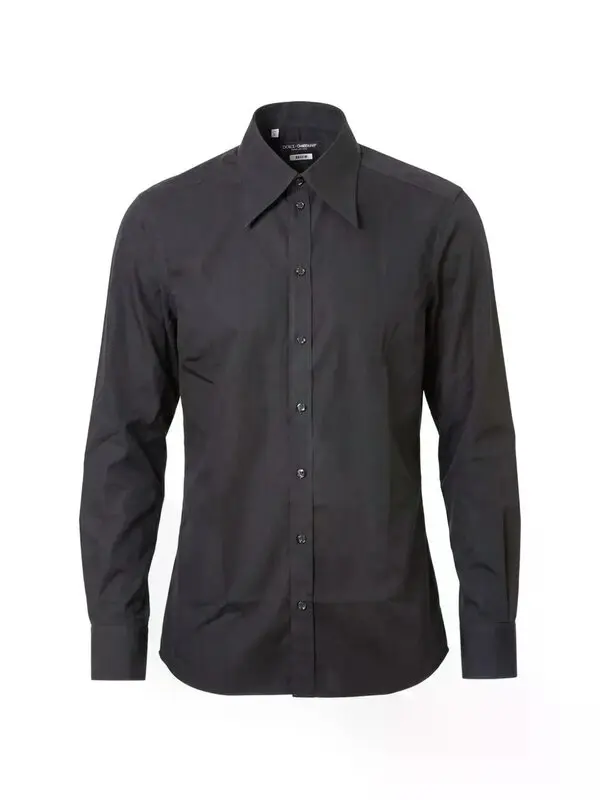 Dolce & Gabbana Gold Crêpe De Chine Shirt
