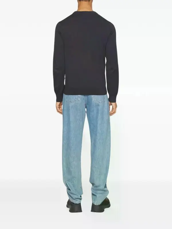 MPS Zebra-patch Crew-neck Sweater