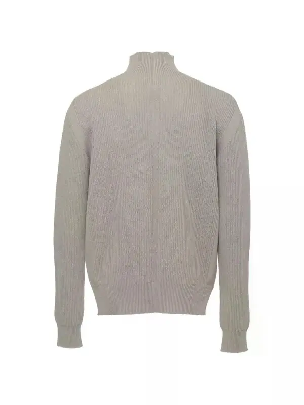 Rick Owens Ribbed-knit High-neck Sweater