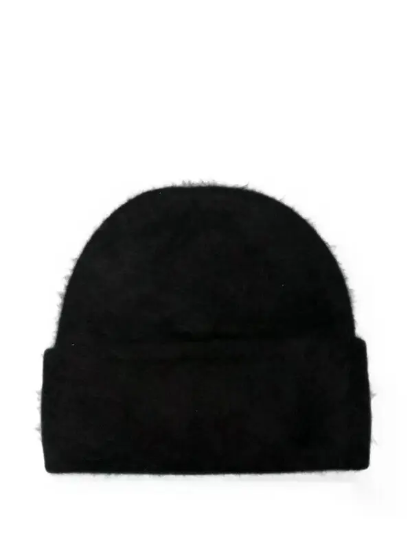 Soft Goat Brushed Turn-up Beanie Hat