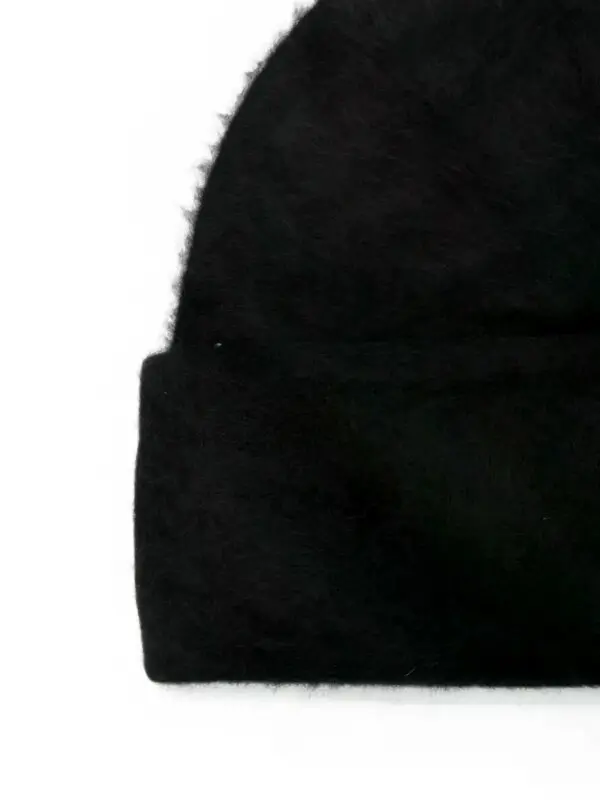 Soft Goat Brushed Turn-up Beanie Hat
