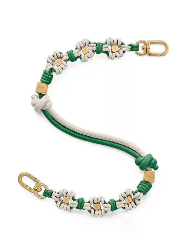 MAISON DE SABRE Twist Leather Bag Handle - Green
