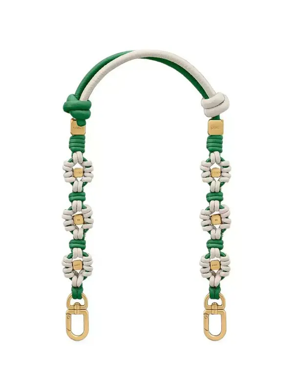 MAISON DE SABRE Twist Leather Bag Handle - Green