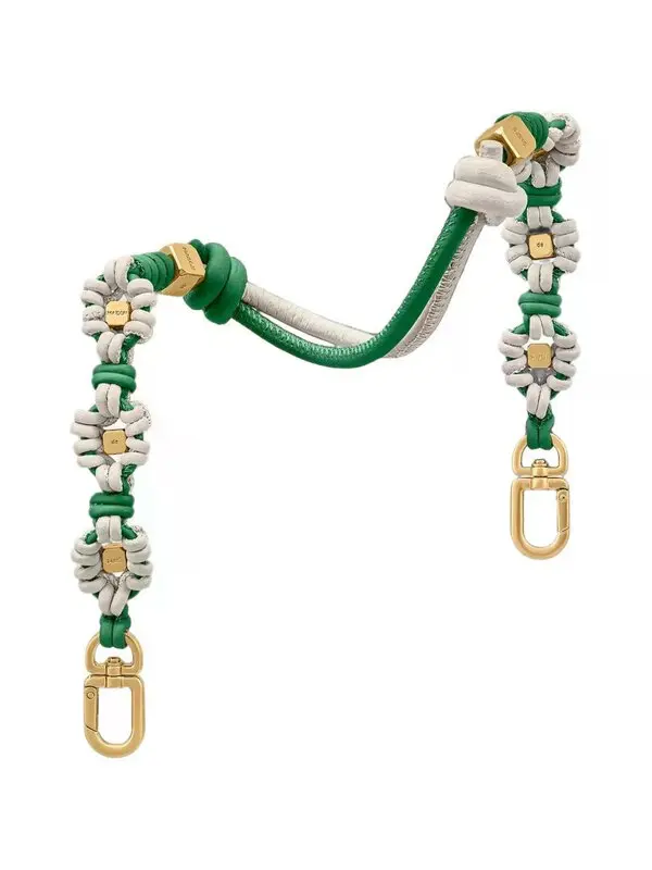 MAISON DE SABRE Twist Leather Bag Handle - Green