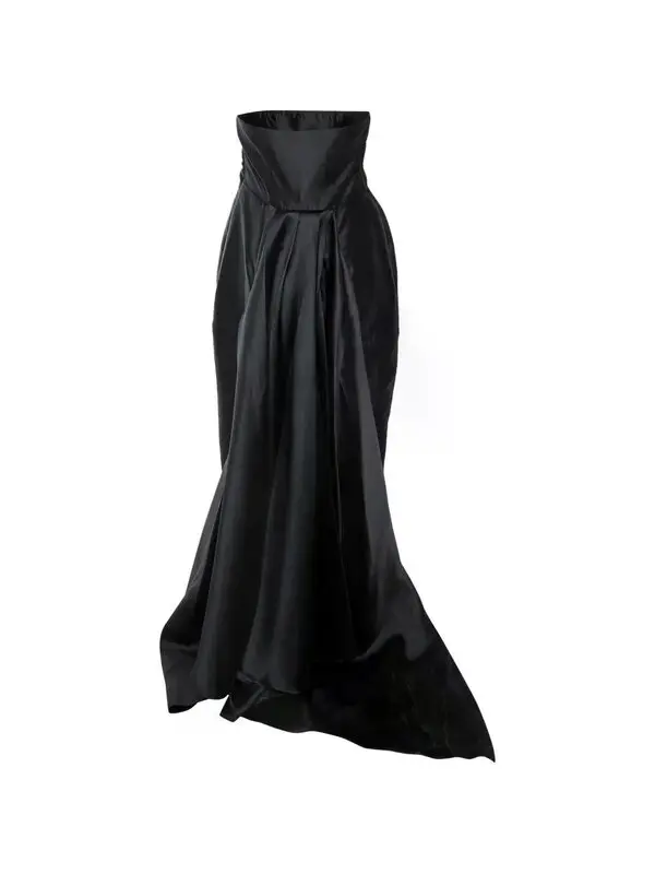 Solace London Imani Strapless Maxi Evening Dress