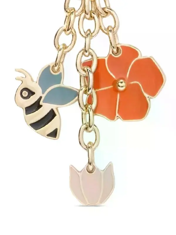 Furla Crystal Flower-charm Keyring
