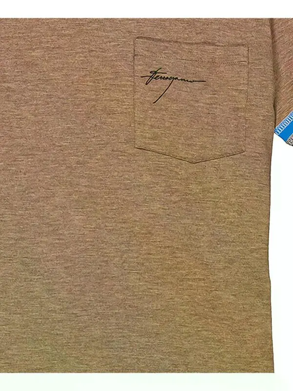 FERRAGAMO Logo-embroidered T-shirt