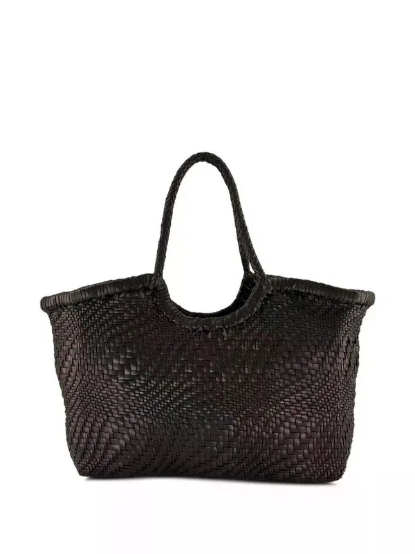 Dragon Diffusion Nantucket Optical Woven Leather Tote Bag