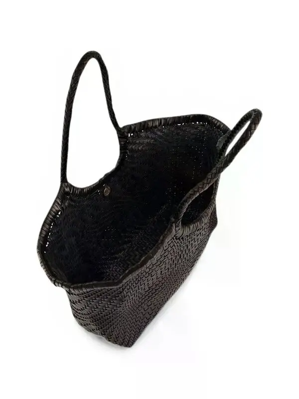 Dragon Diffusion Nantucket Optical Woven Leather Tote Bag