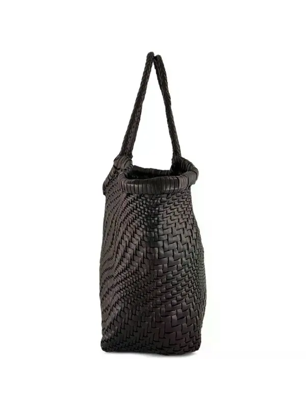 Dragon Diffusion Nantucket Optical Woven Leather Tote Bag