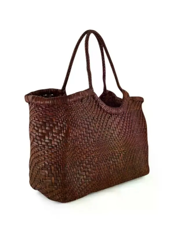Dragon Diffusion Nantucket Woven Leather Tote Bag