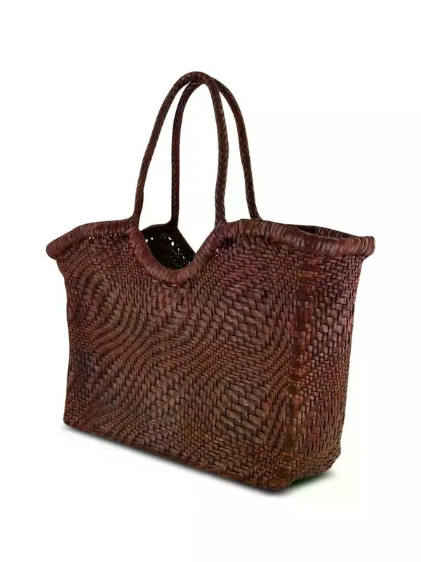 Dragon Diffusion Nantucket Woven Leather Tote Bag