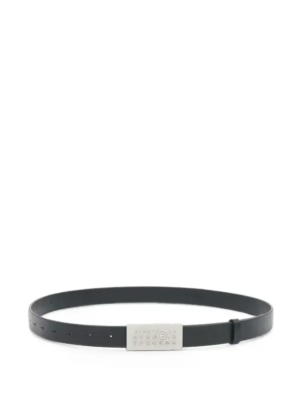 MAISON MARGIELA Numeric-plaque Leather Belt