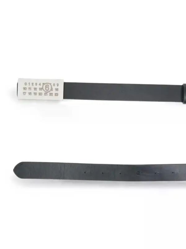 MAISON MARGIELA Numeric-plaque Leather Belt