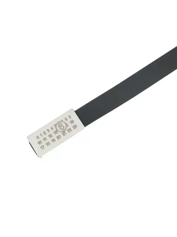 MAISON MARGIELA Numeric-plaque Leather Belt