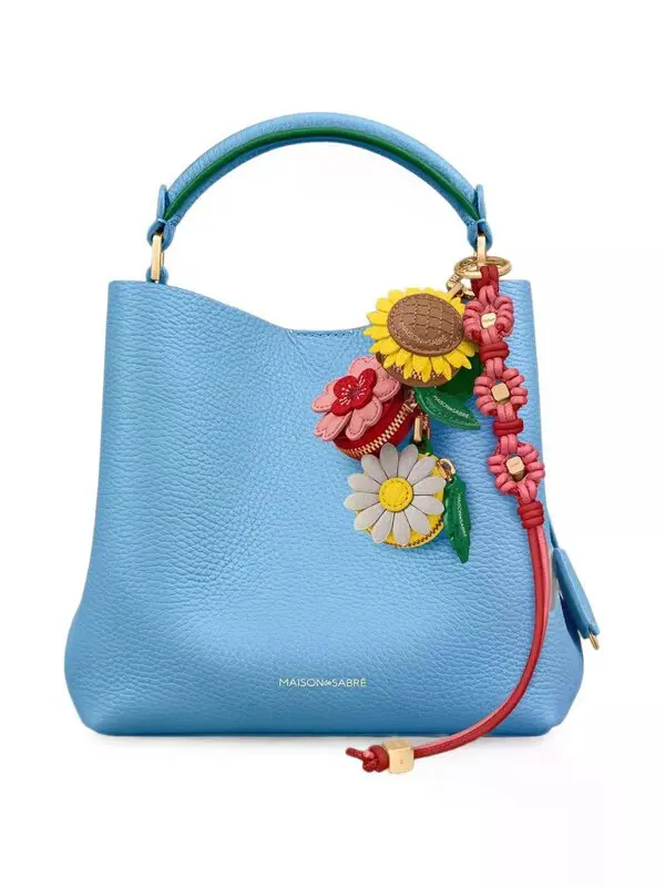 MAISON DE SABRE Wristlet Leather Bag Charm