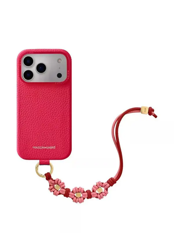MAISON DE SABRE Wristlet Leather Bag Charm
