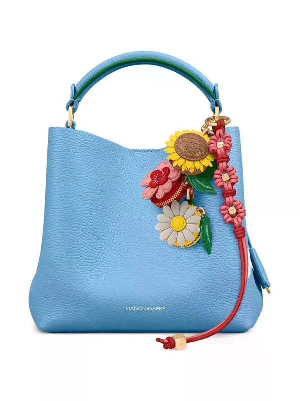 MAISON DE SABRE Wristlet Leather Bag Charm