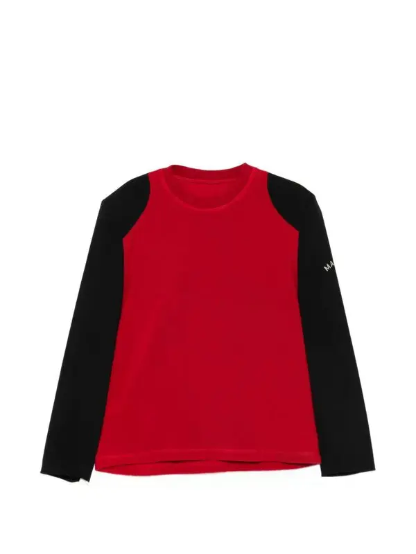 MAISON MARGIELA Raglan-sleeve Logo-print T-shirt