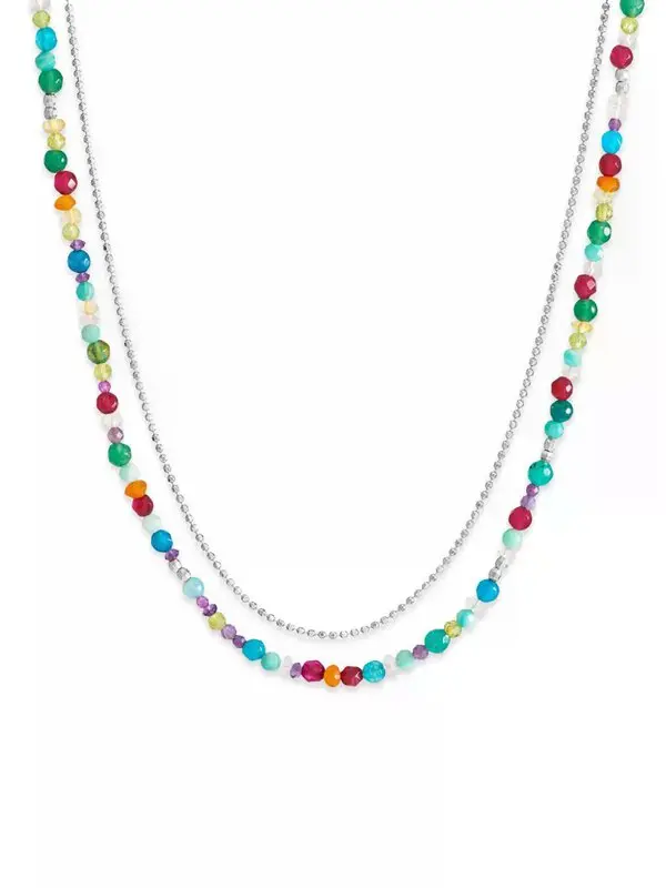 DOWER & HALL Tutti Frutti Orissa Necklace - Silver