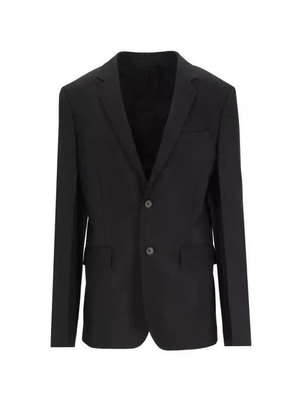 Fendi Single-breasted Jacket - Black