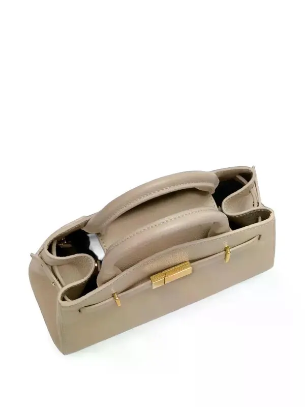DEMELLIER Small Hudson Hammered Leather Tote Bag