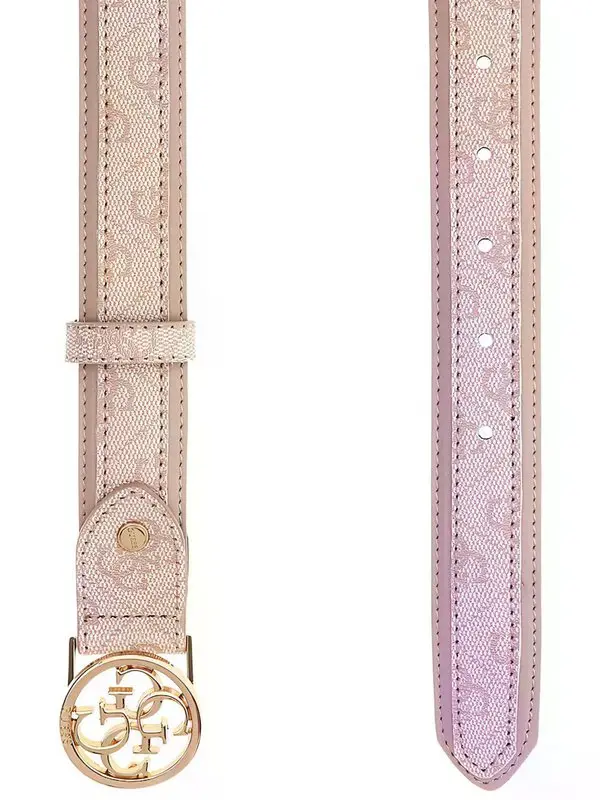 Guess Kerima Monogram-print Belt - Neutrals