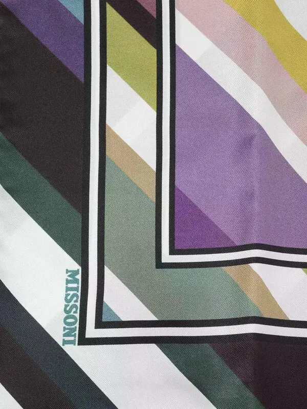 Missoni Striped Logo-print Scarf