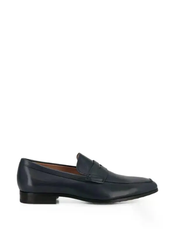 TOD'S Leather Penny Loafers - Blue