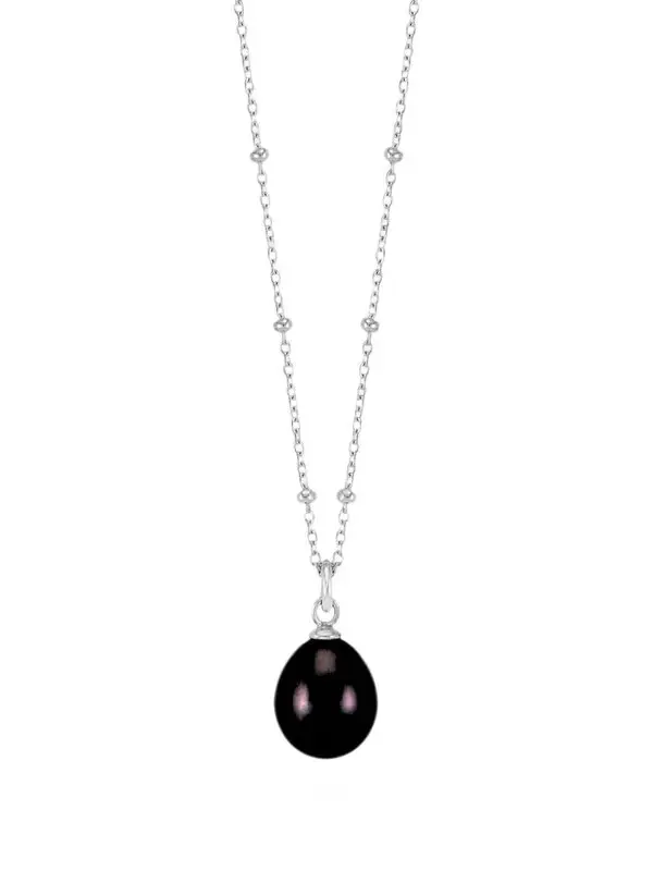 DOWER & HALL Freshwater Pearl Pendant Necklace - Silver