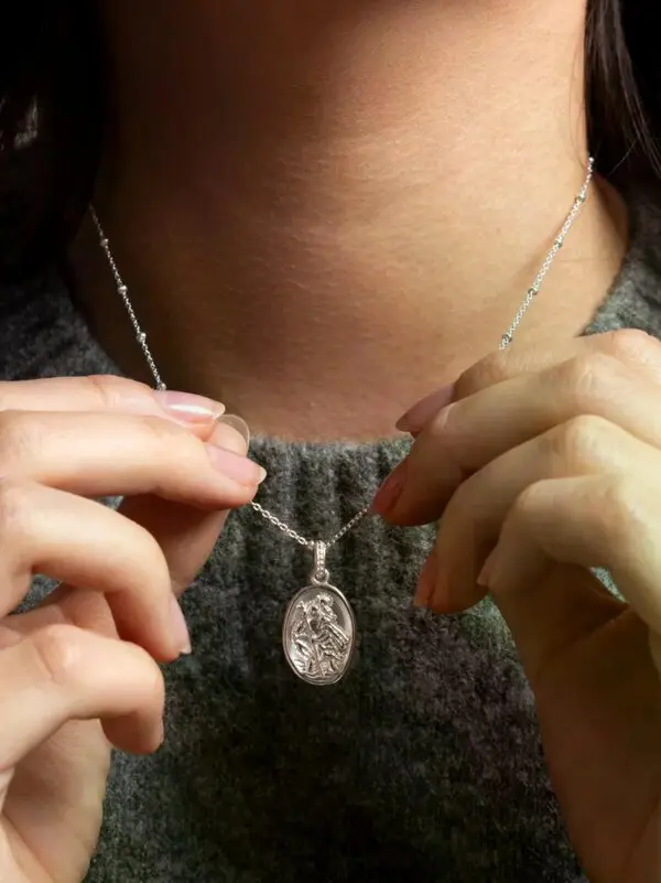 DOWER & HALL St. Christopher Talisman Necklace