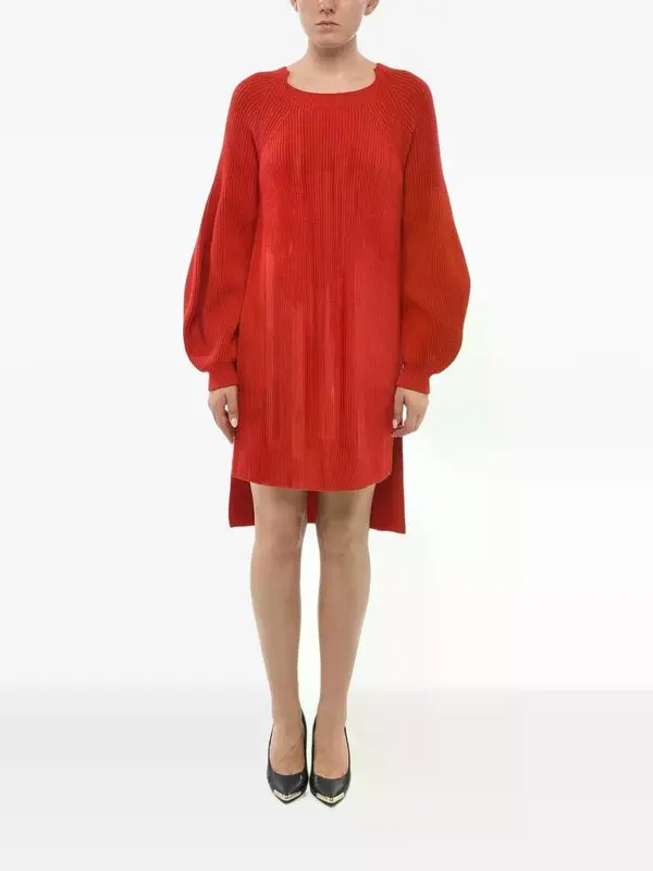Stella McCartney Asymmetric Knit Midi Dress