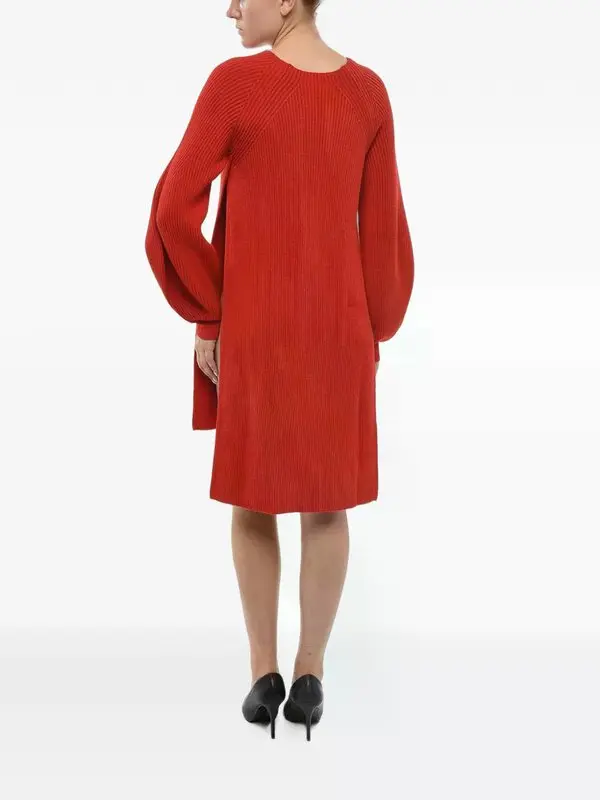 Stella McCartney Asymmetric Knit Midi Dress