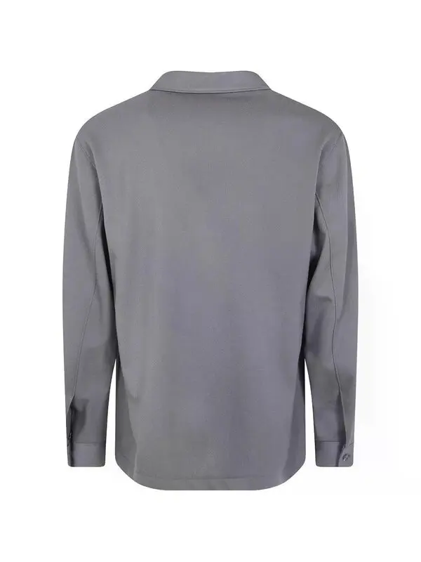 Tagliatore Logo-plaque Wool Shirt