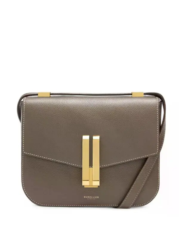 DEMELLIER The Vancouver Topstitch Shoulder Bag
