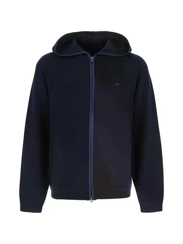 Emporio Armani Zip-up Hoodie - Blue