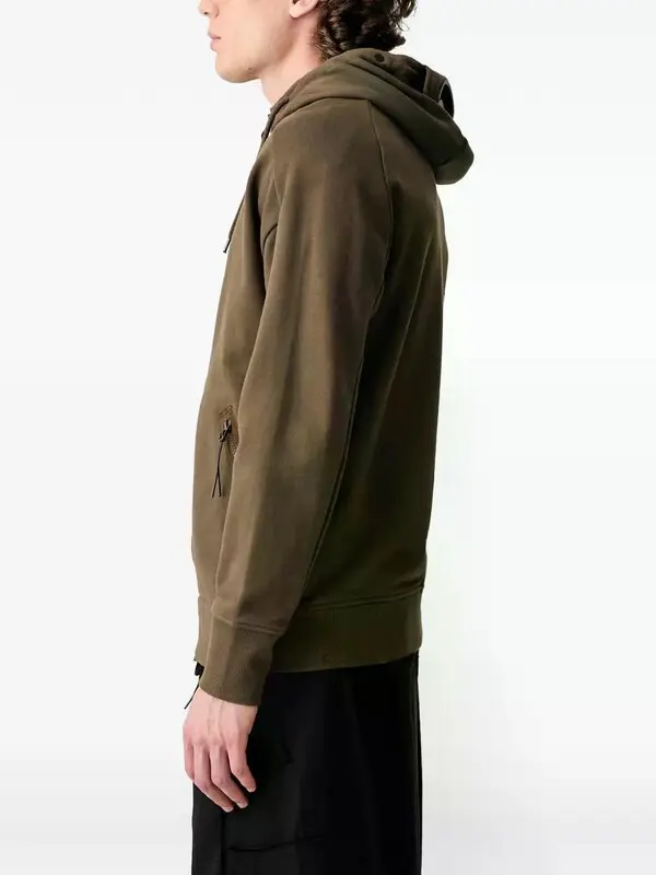 C.P. COMPANY Goggle-detail Zip-up Hoodie