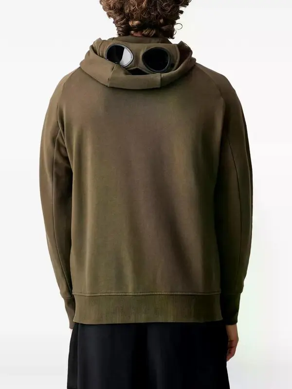 C.P. COMPANY Goggle-detail Zip-up Hoodie