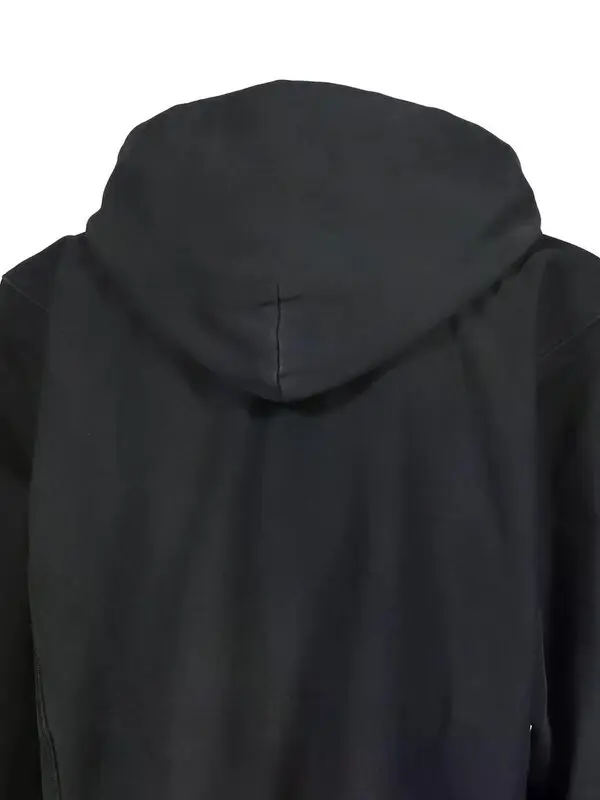 MAISON MARGIELA Logo-patch Raw-cut Hoodie