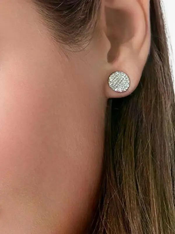 Phillips House 18k Mini Infinity Diamond Earrings - Gold