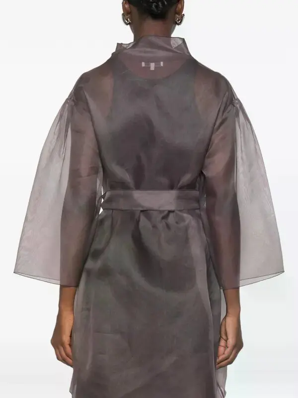 Antonelli Firenze Sheer Belted Coat
