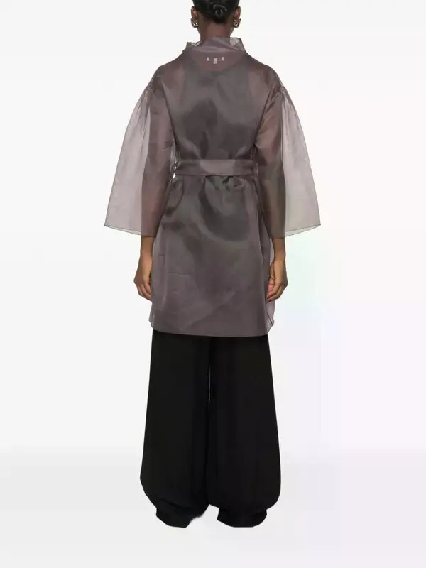 Antonelli Firenze Sheer Belted Coat