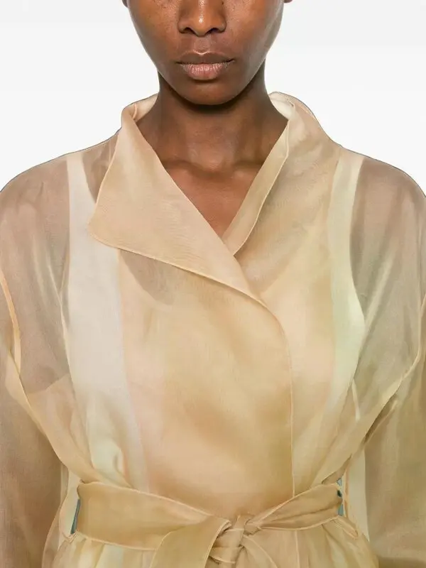 Antonelli Firenze Gustav Sheer Belted Jacket